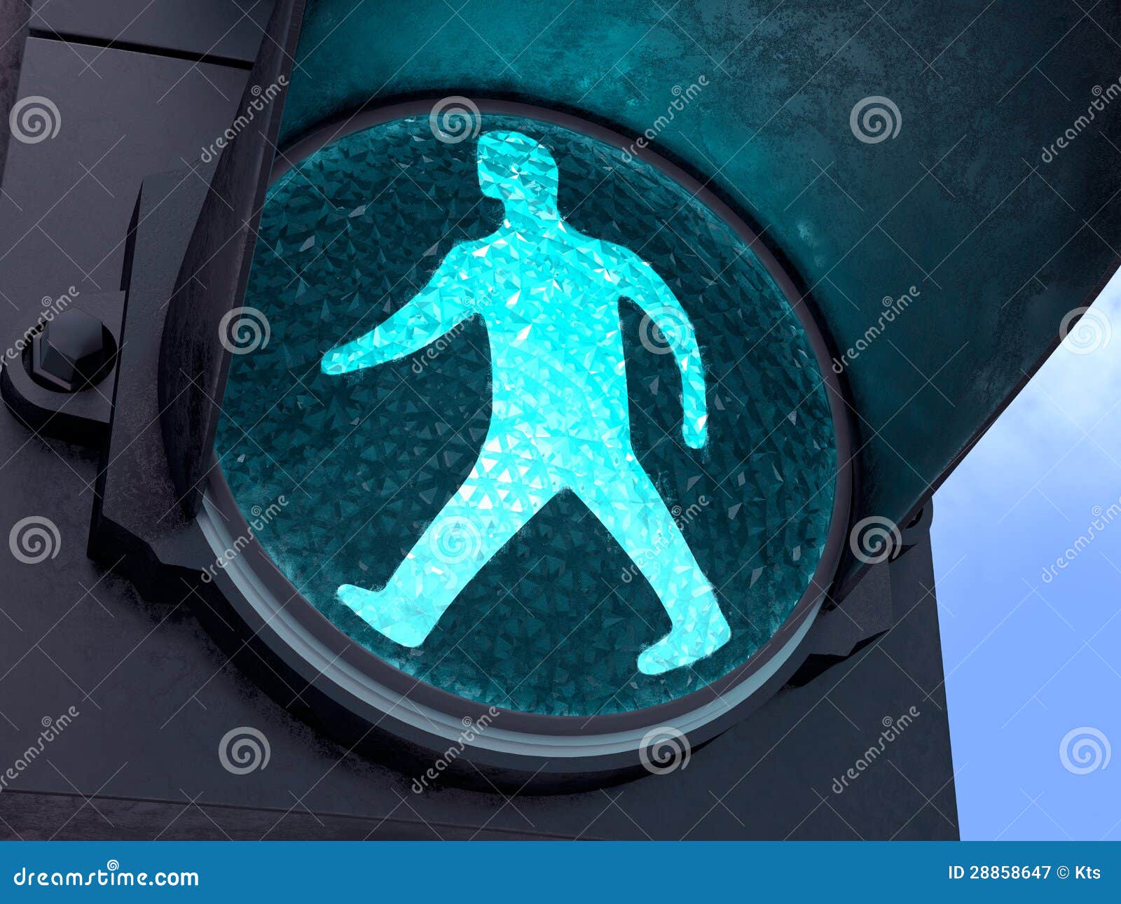 Pedestrian Green Light stock image. Image of traffic - 28858647