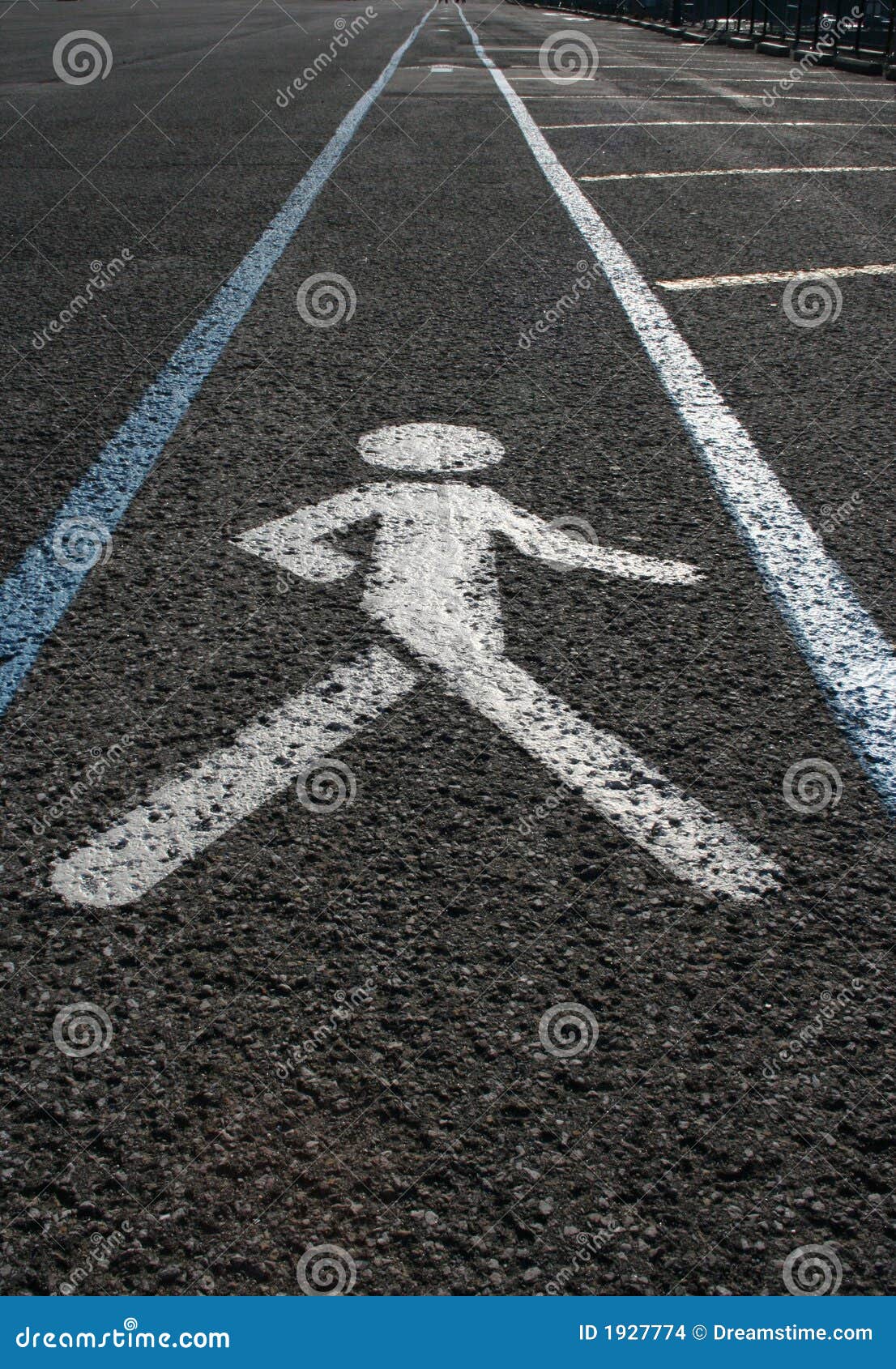 Pedestrian lane sign stock photo. Image of indication - 1927774