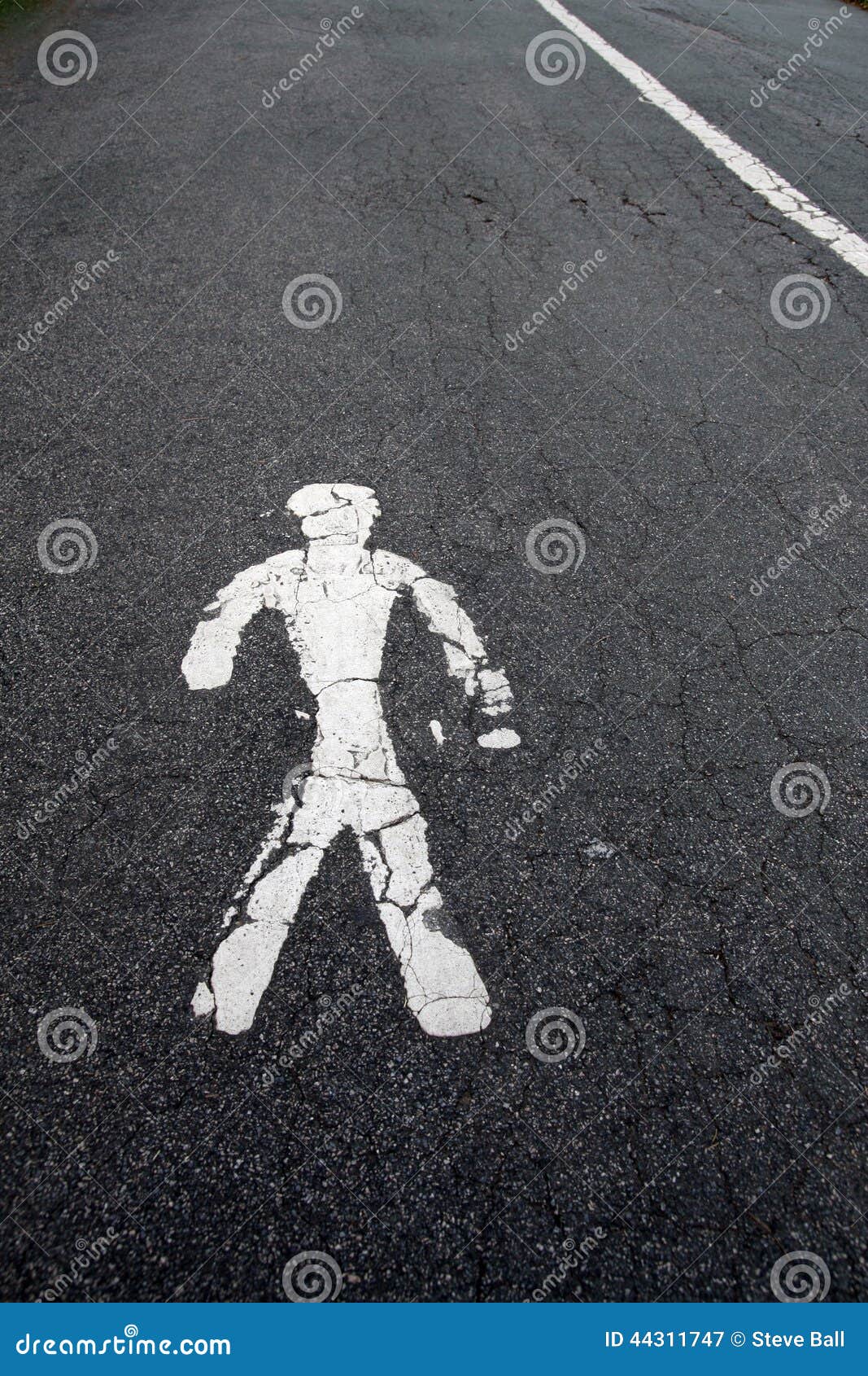 Pedestrian Lane Symbol stock image. Image of mark, walkway - 44311747