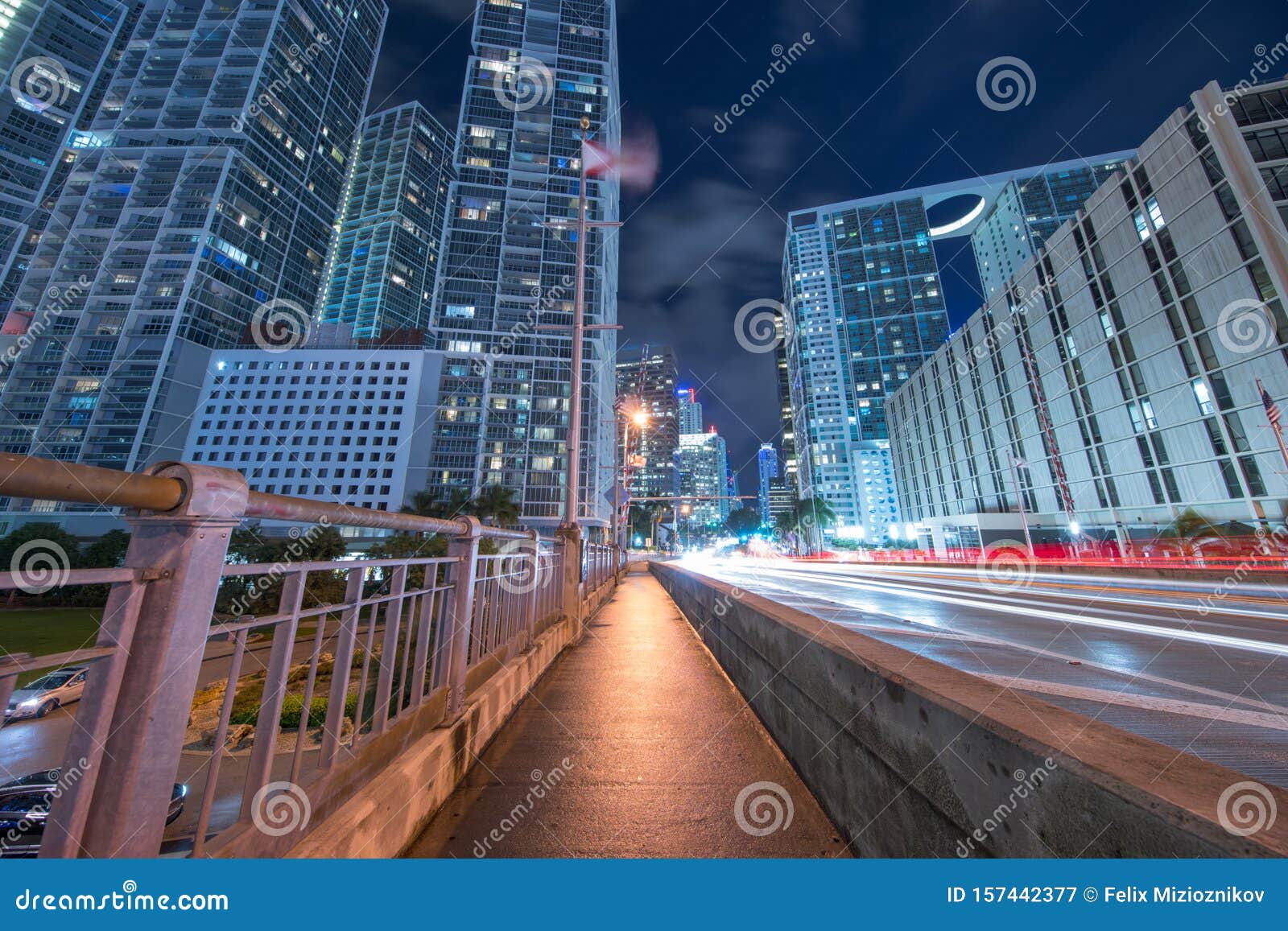 Pedestrian Pathway on a Bridge in City Editorial Photography - Image of ...