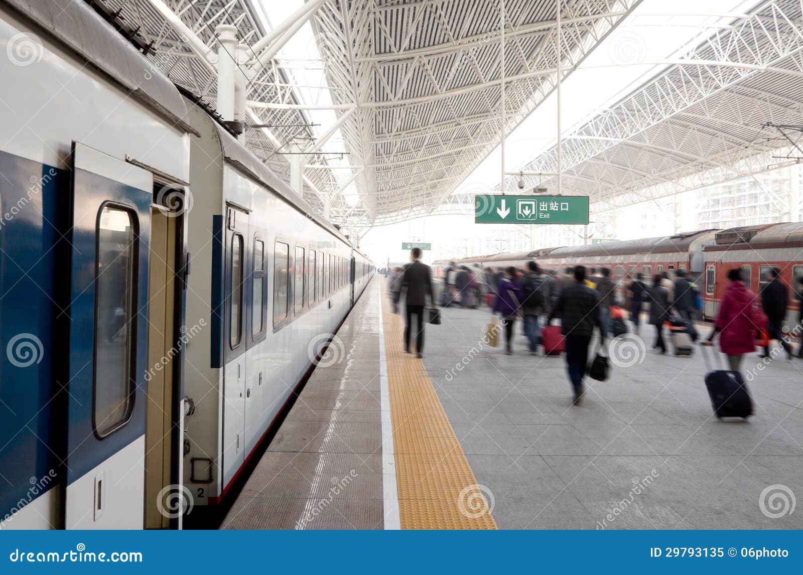 Train station in china stock image. Image of railroad - 29793135
