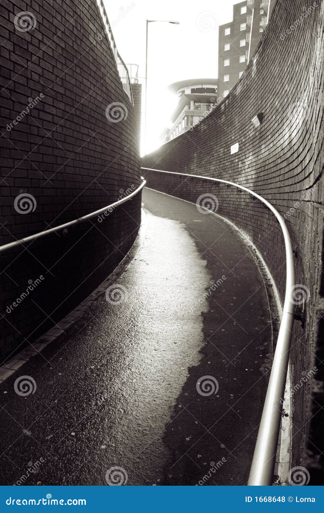 Pedestrian ramp stock photo. Image of walkway, pedestrian - 1668648