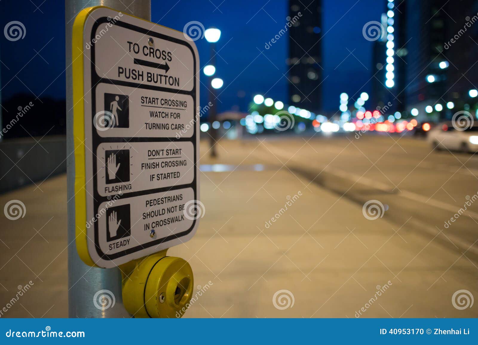 Pedestrian sign stock photo. Image of light, advice, equipment - 40953170
