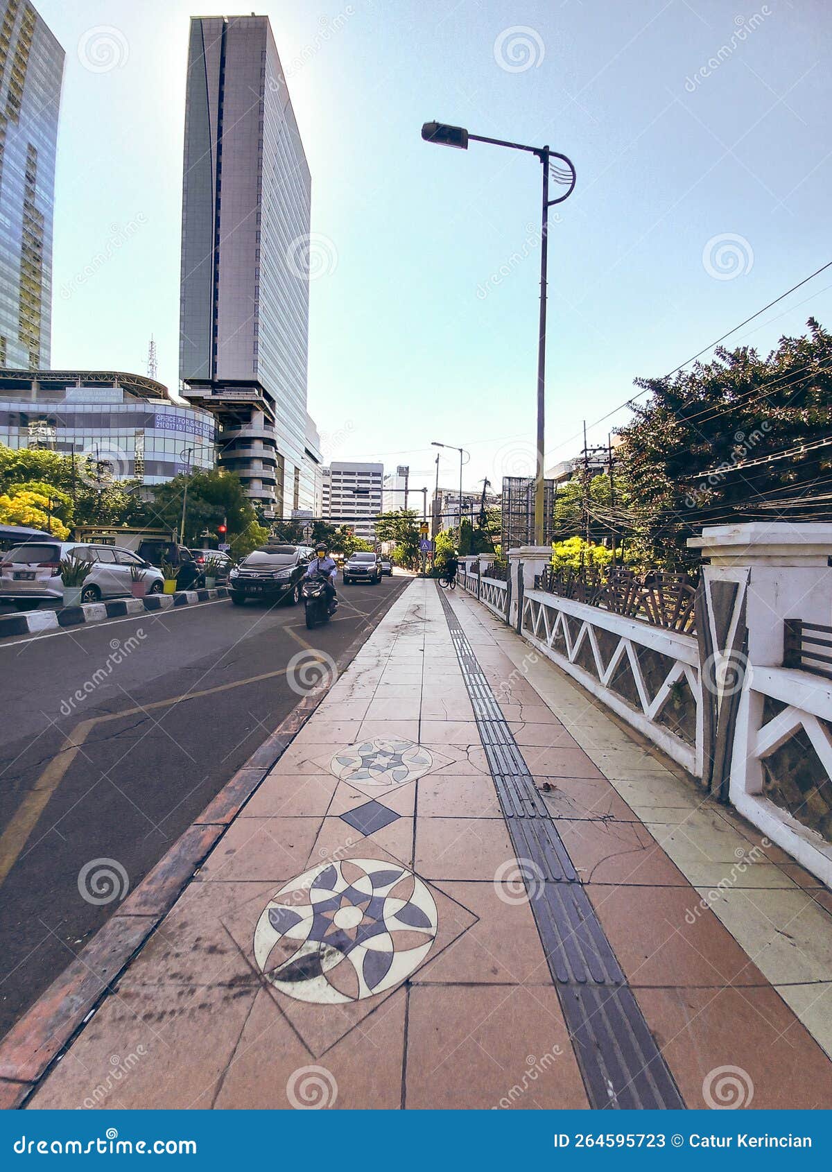 Pedestrian Street with Building Behind it. Editorial Stock Photo ...