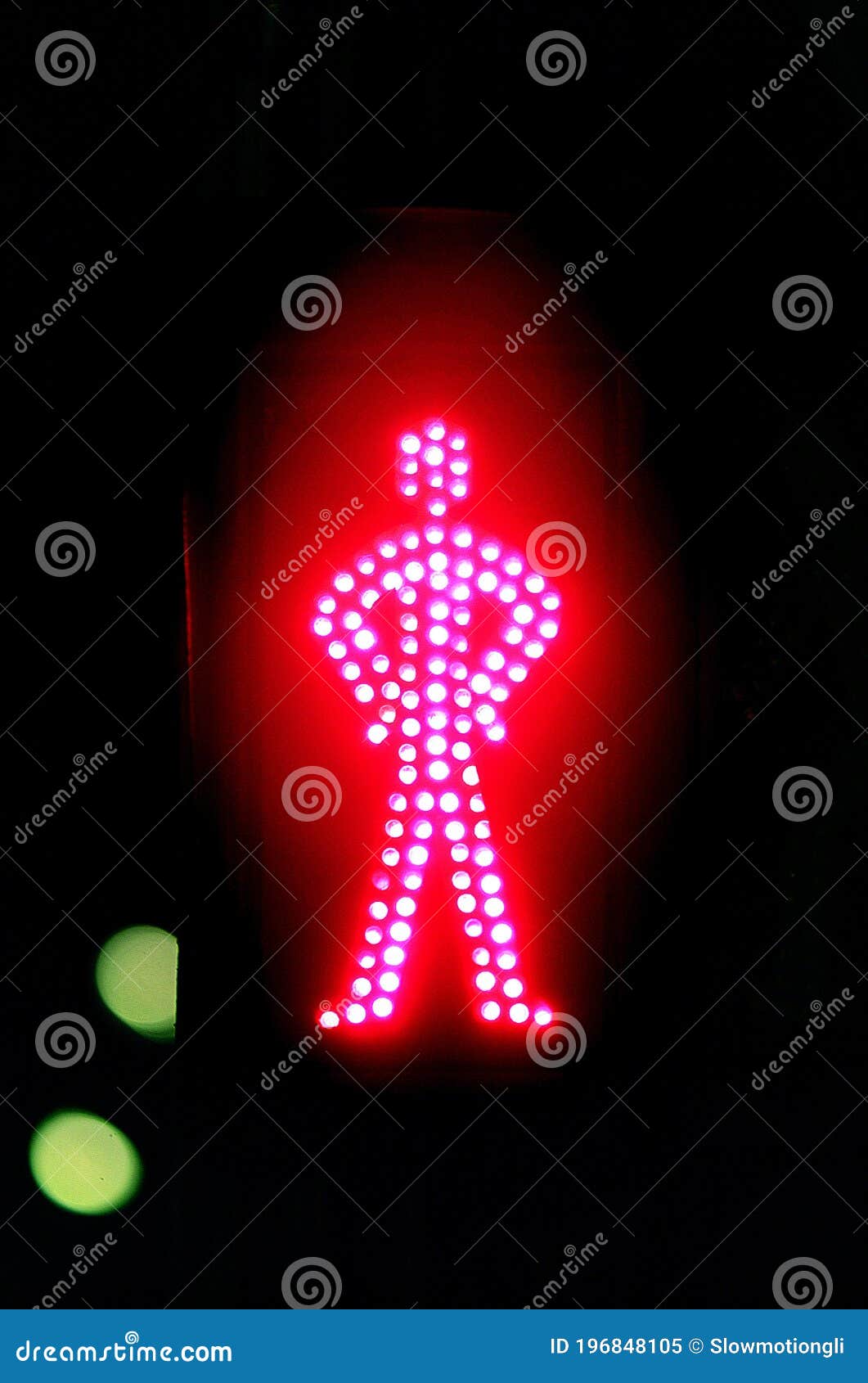 Pedestrian Traffic Light stock image. Image of people - 196848105