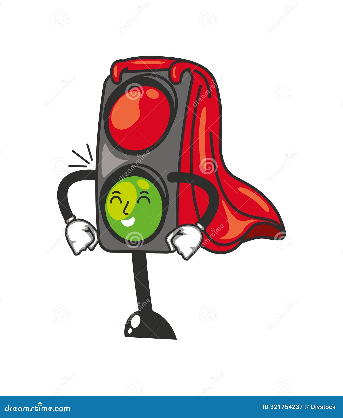Pedestrian Traffic Light Cartoon Stock Vector - Illustration of lights ...