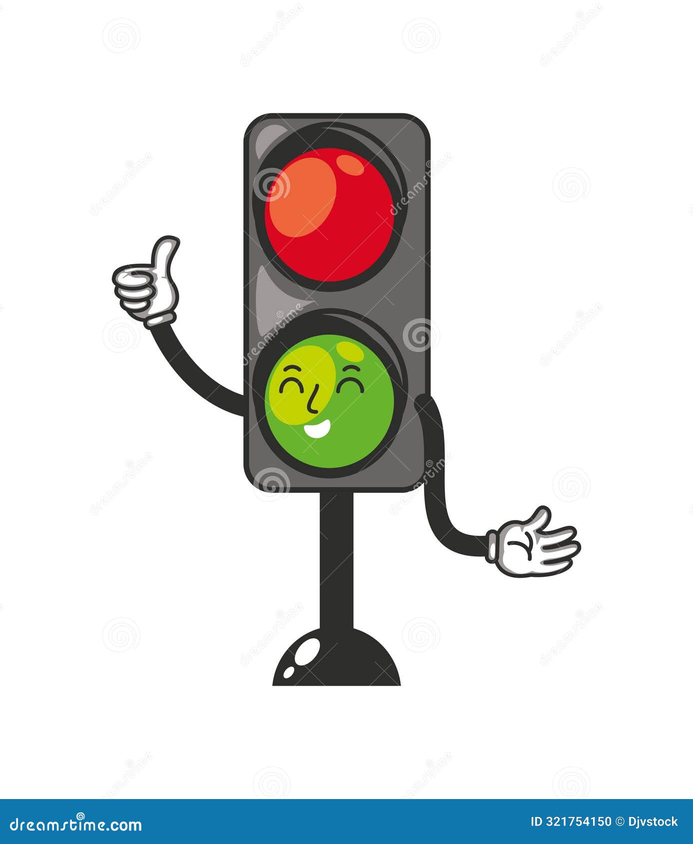 Pedestrian Traffic Light Go Signal Stock Vector - Illustration of ...
