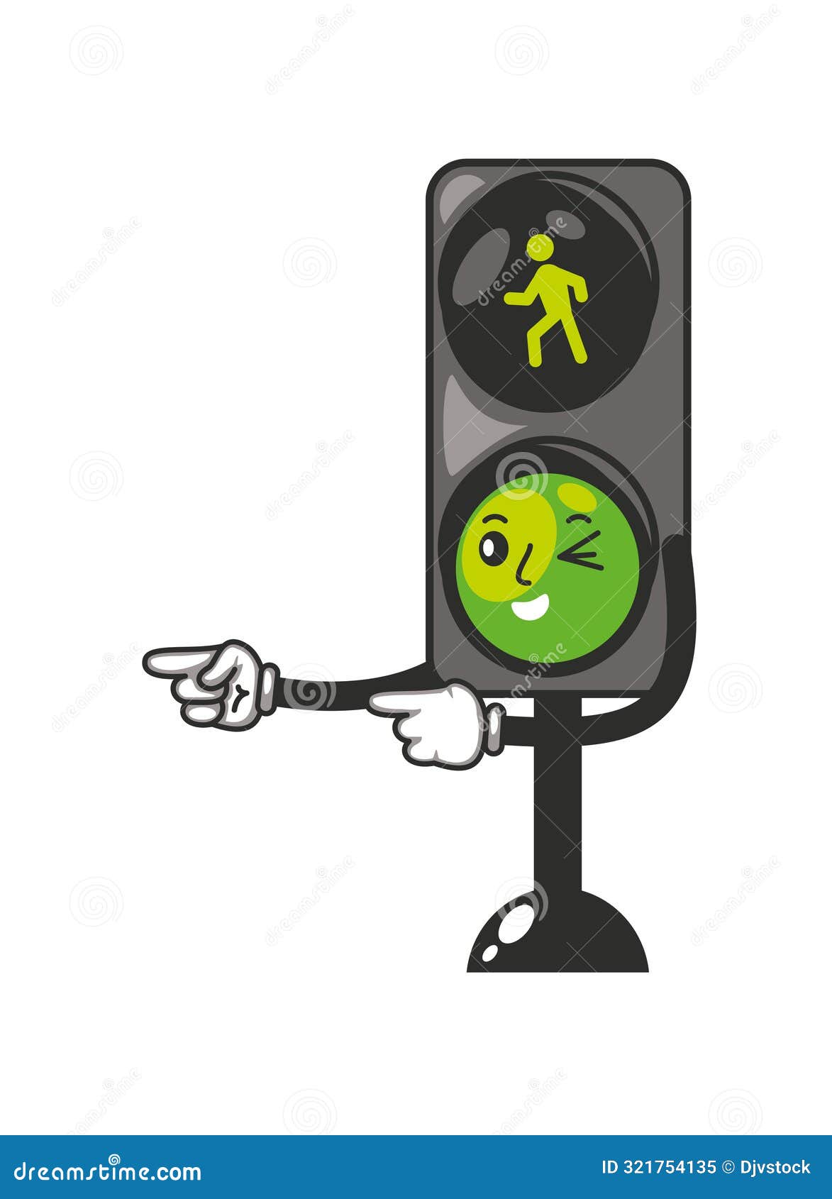 Pedestrian Traffic Light Walk Go Stock Vector - Illustration of walk ...