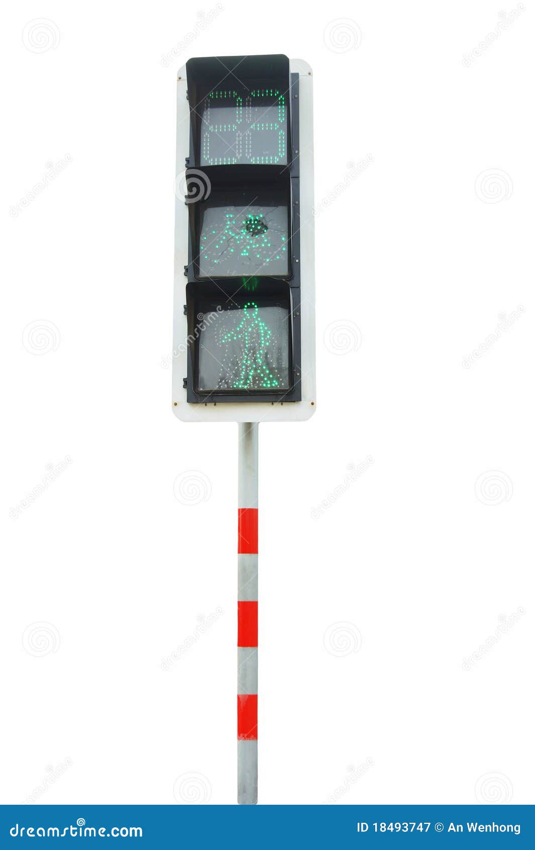 Pedestrian traffic lights stock image. Image of regulate - 18493747