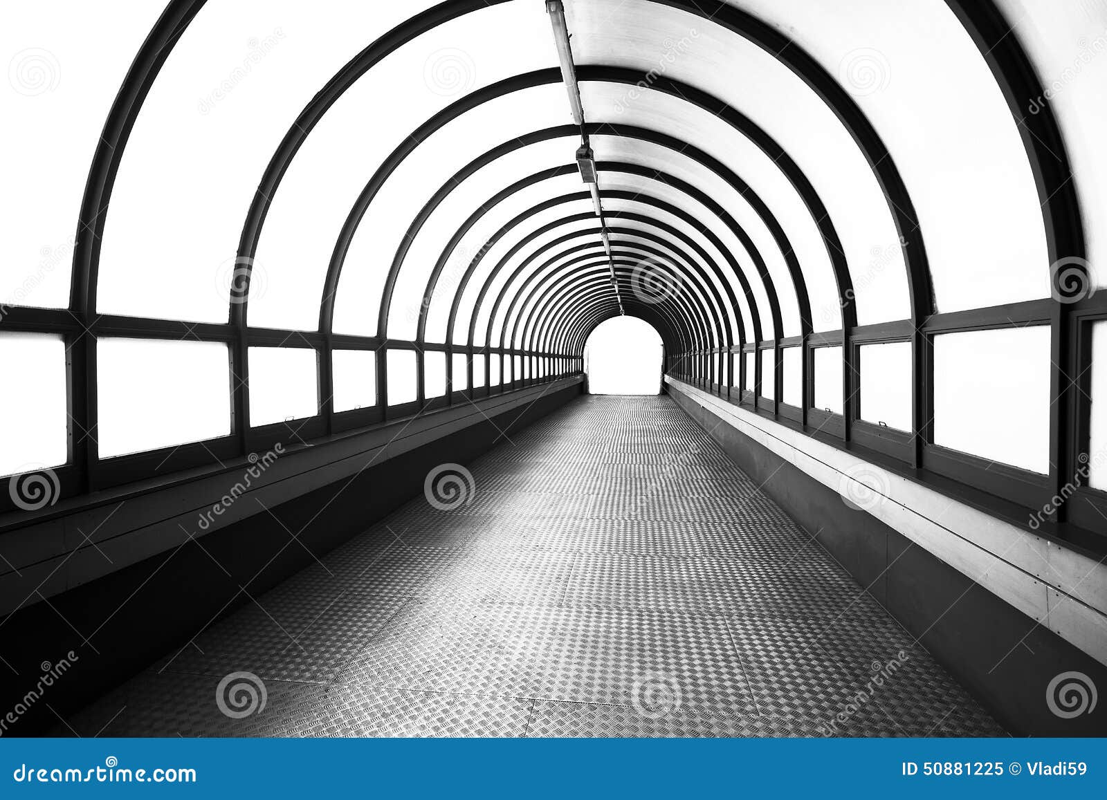 Pedestrian tunnel. stock image. Image of square, wide - 50881225