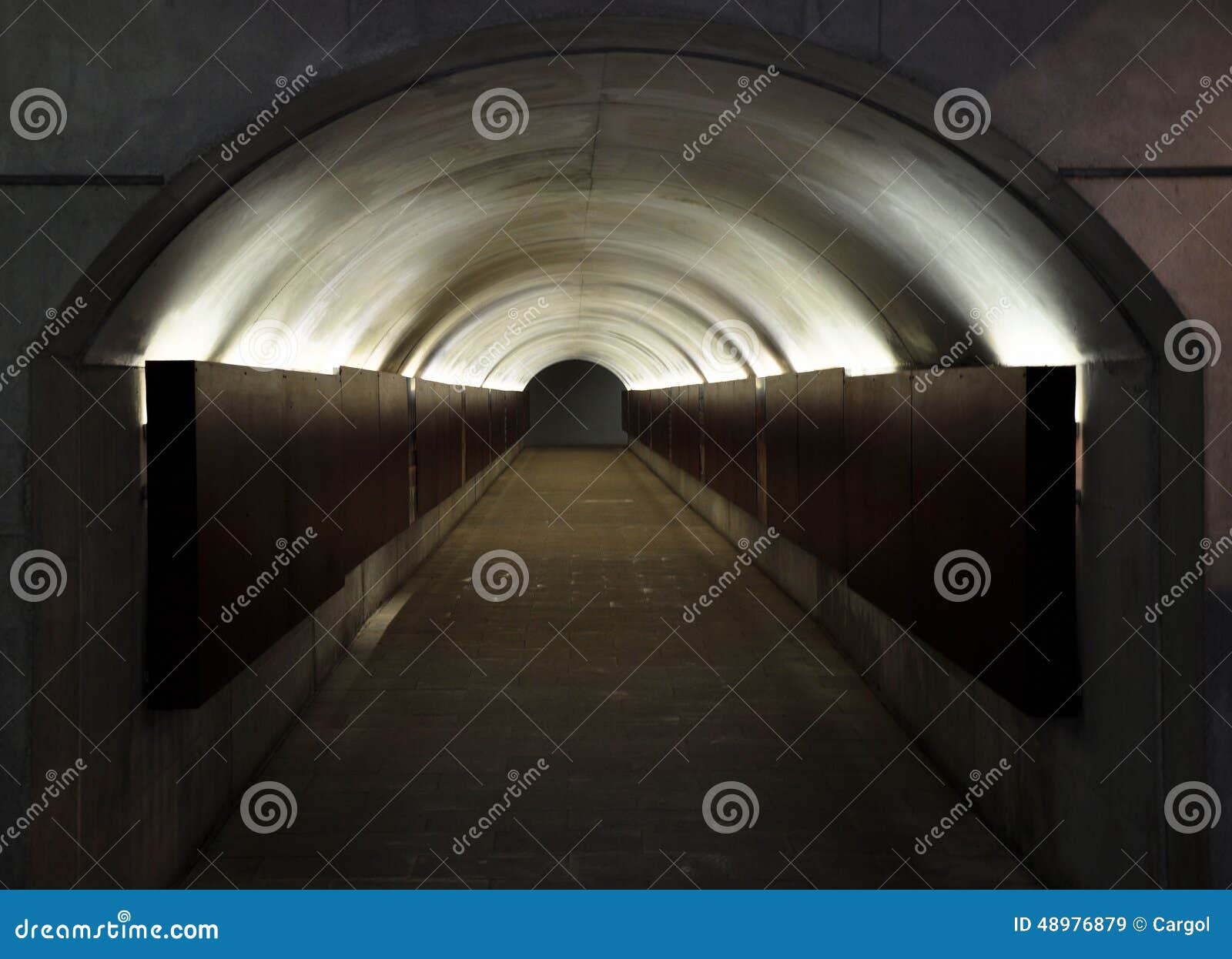 Pedestrian tunnel stock image. Image of alone, tiling - 48976879