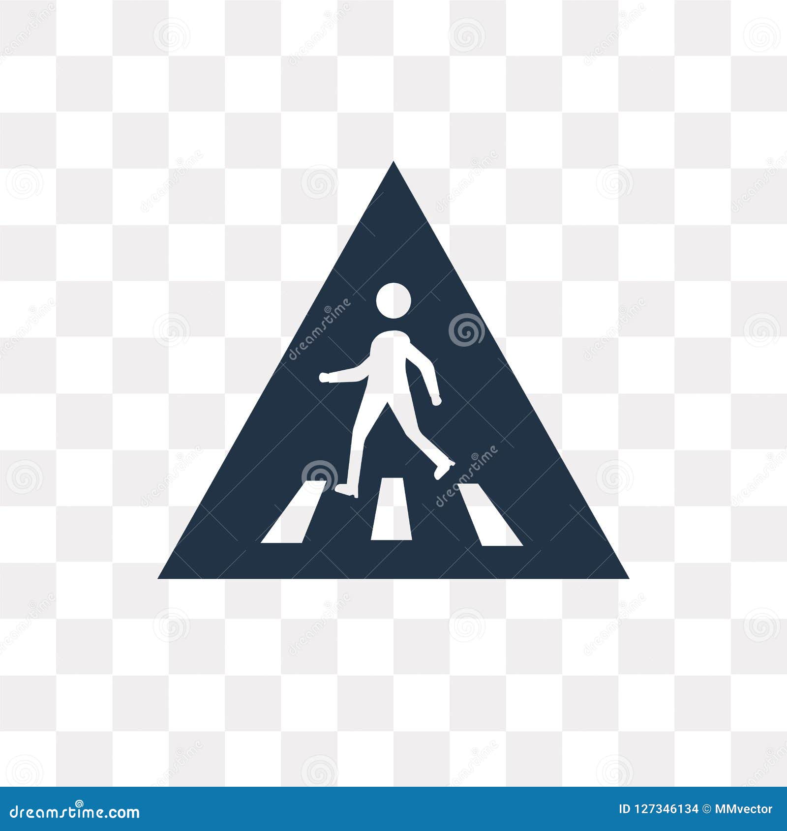 Pedestrian Vector Icon Isolated on Transparent Background, Pedestrian ...