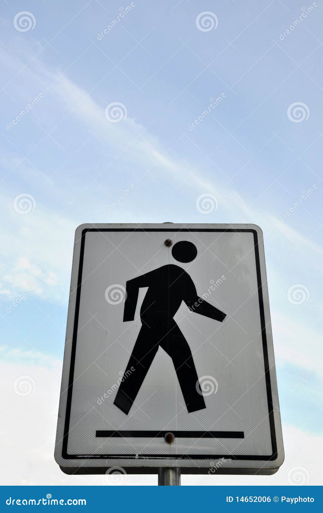 Pedestrian walking sign stock photo. Image of sign, symbol - 14652006