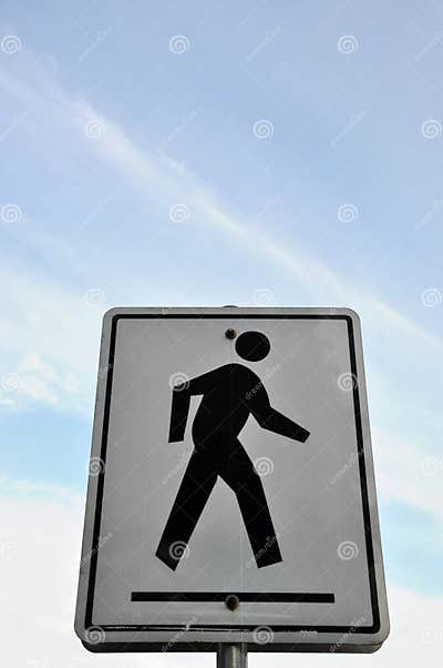 Pedestrian walking sign stock photo. Image of sign, symbol - 14652006