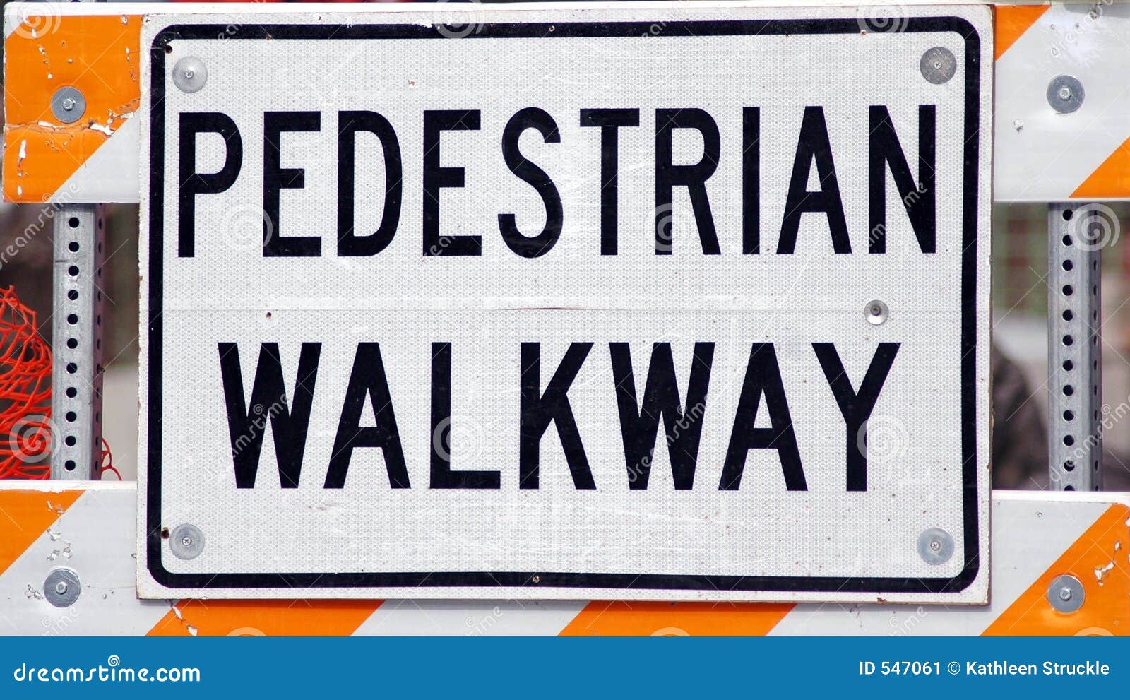 Pedestrian Walkway stock image. Image of large, walkway - 547061