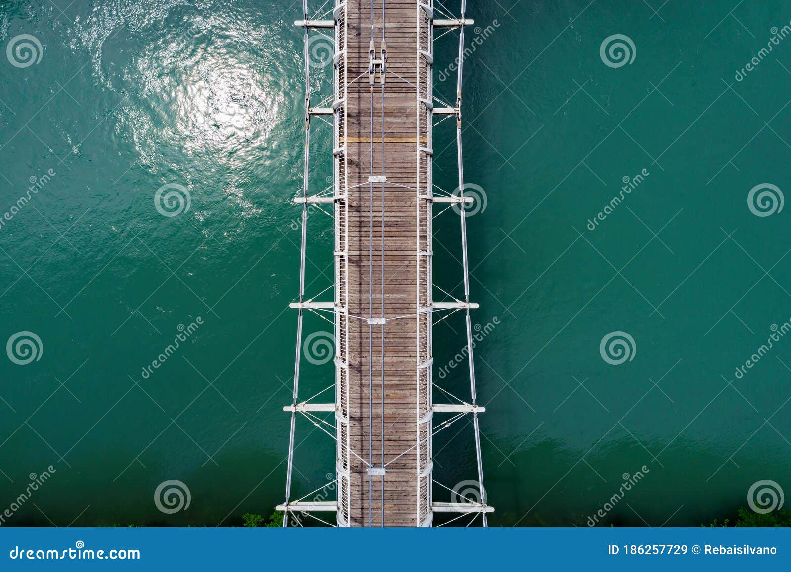 Pedestrian Walkway - Aerial View Stock Image - Image of aerial, catwalk ...