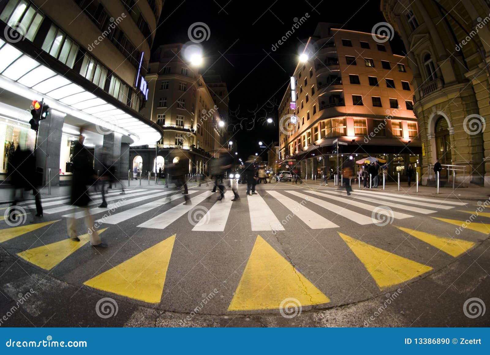 Pedestrian zebra crossing stock photo. Image of waiting - 13386890
