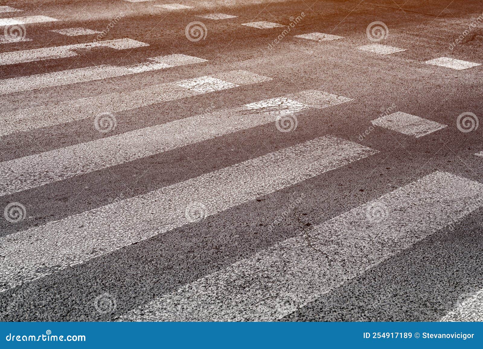 Pedestrian Zebra Crossing on Asphalt Road Stock Image - Image of zebra ...