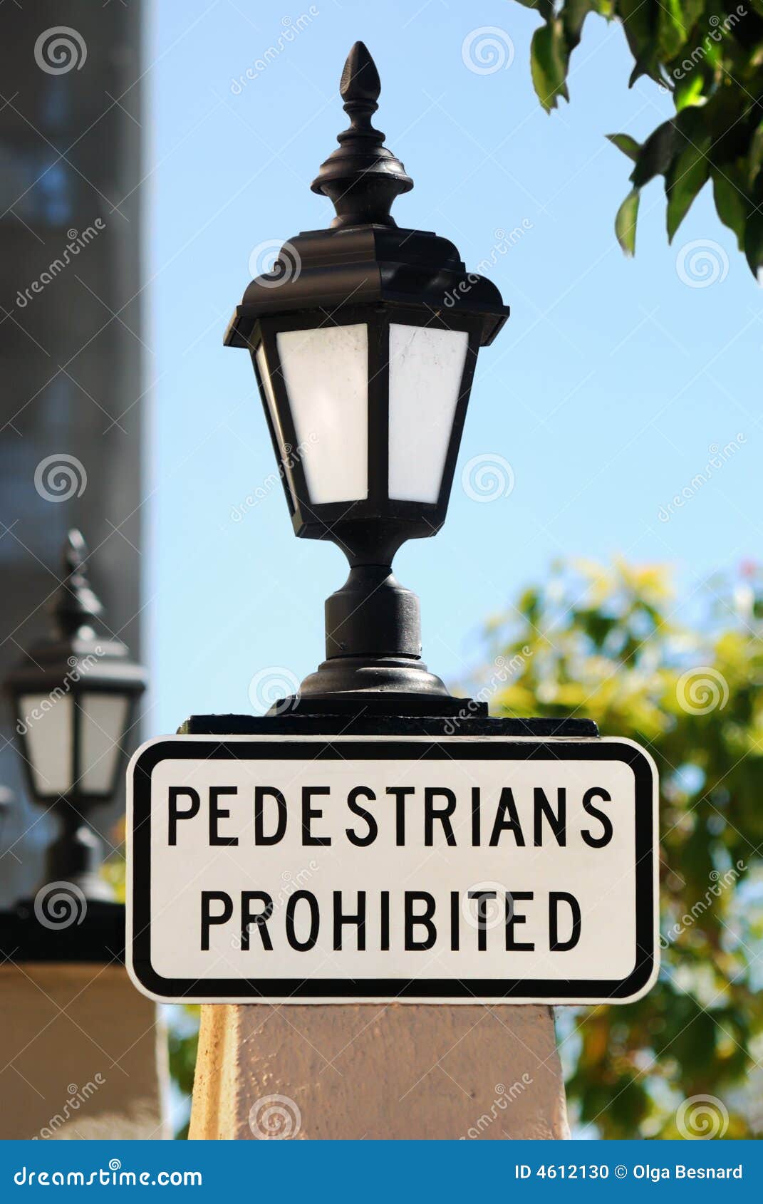 Pedestrians Prohibited Sign Stock Photo - Image of disallowed, show ...