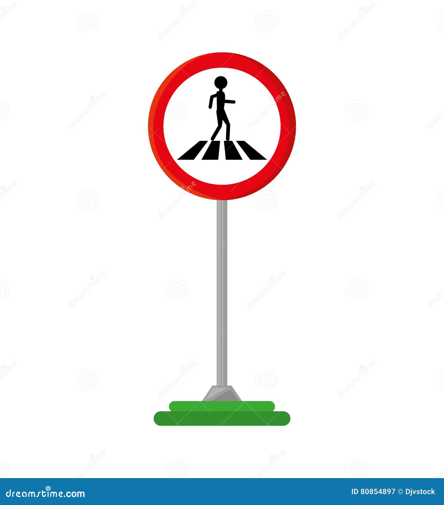 Pedestrians on the road stock vector. Illustration of vector - 80854897