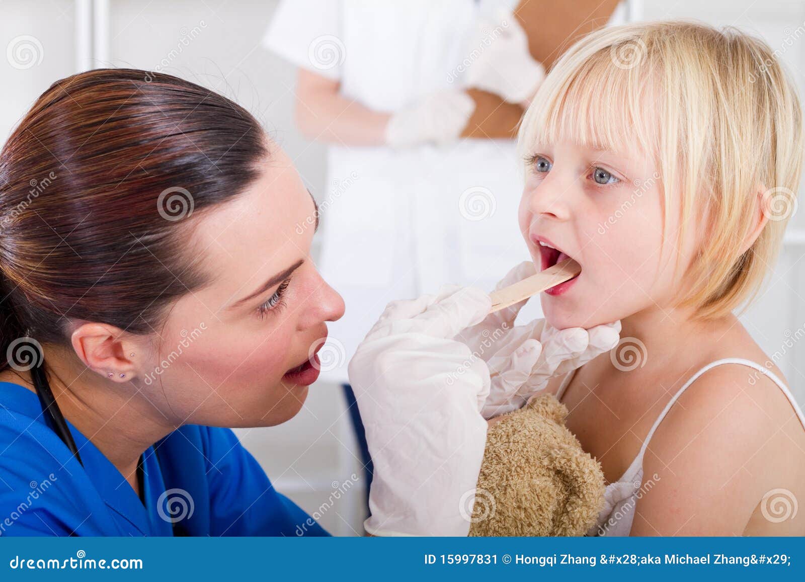 Pediatric checkup stock image. Image of caucasian, physician - 15997831