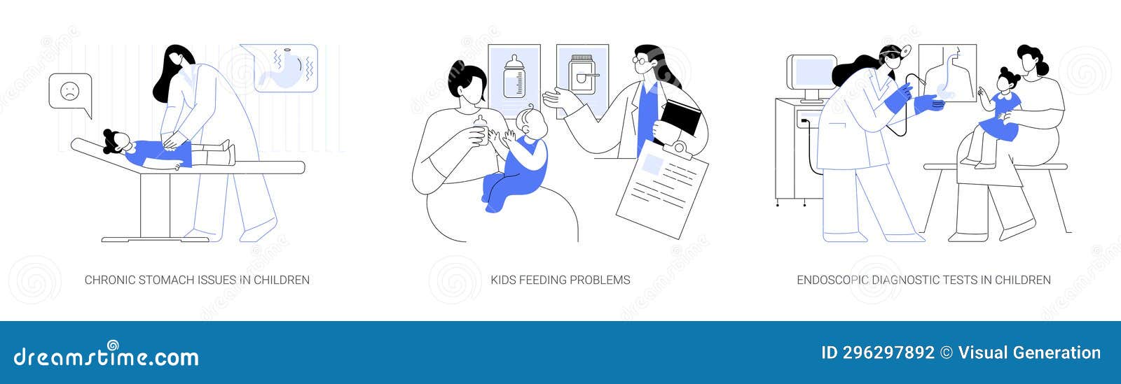 Endoscopic Diagnostic Tests In Children Abstract Concept Vector ... Endoscopic Diagnostic Tests In Children Abstract Concept Vector ...