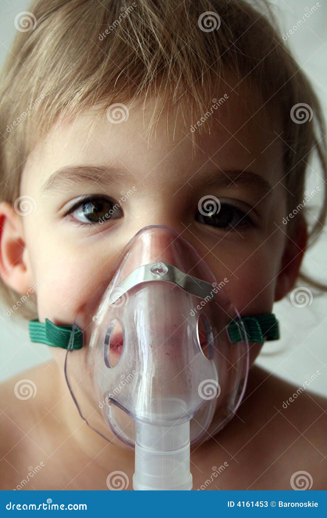 Pediatric Nebulizer Treatment Stock Image - Image of girl, asthma: 4161453