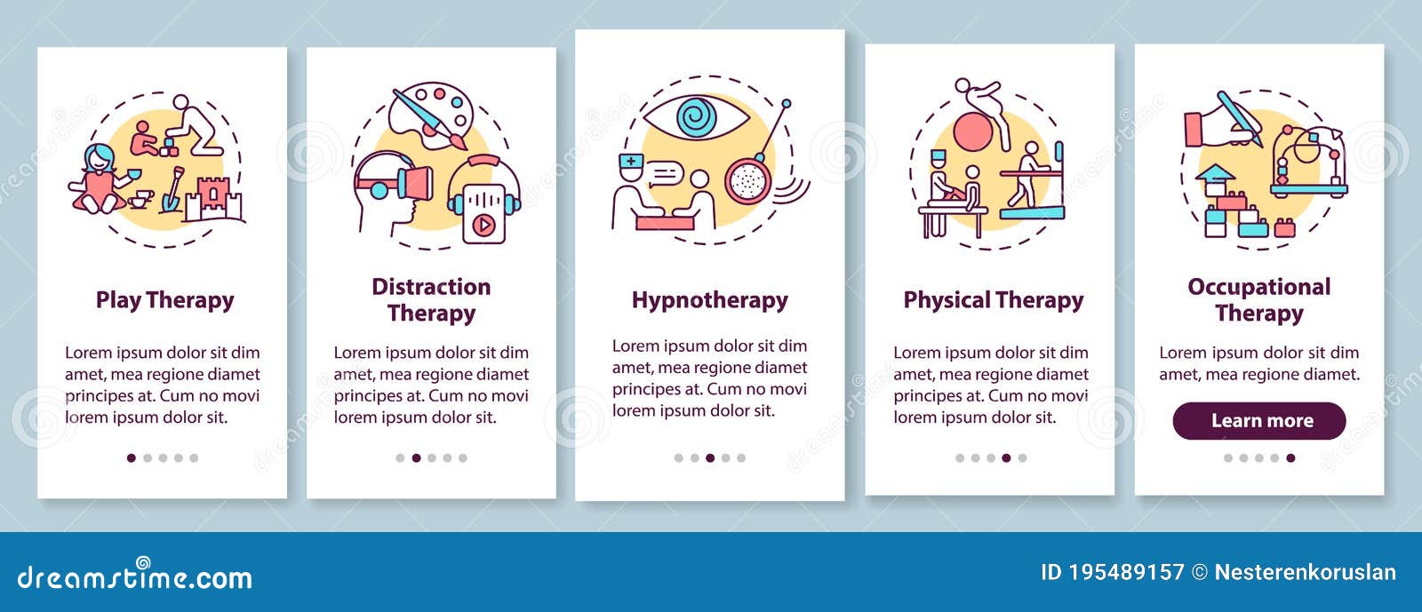 Pediatric Palliative Care Onboarding Mobile App Page Screen with ... Pediatric Palliative Care Onboarding Mobile App Page Screen with ...