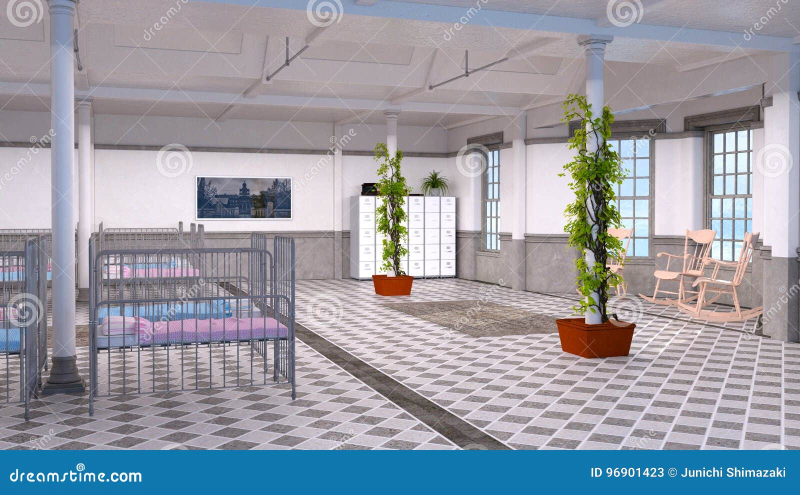 Pediatric ward stock image. Image of facility, chair - 96901423