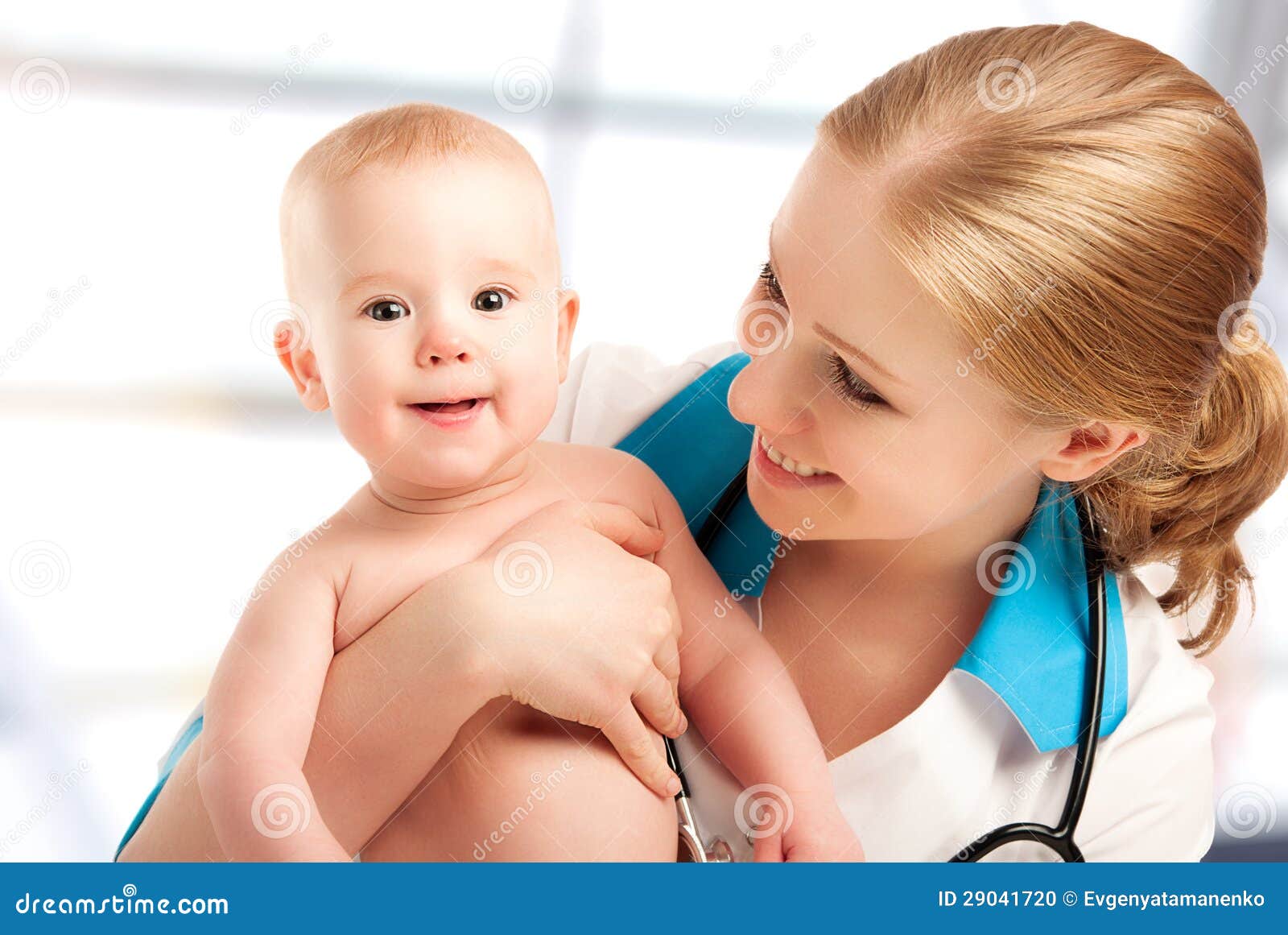 Pediatrician Doctor and Patient - Small Child Stock Photo - Image of ...
