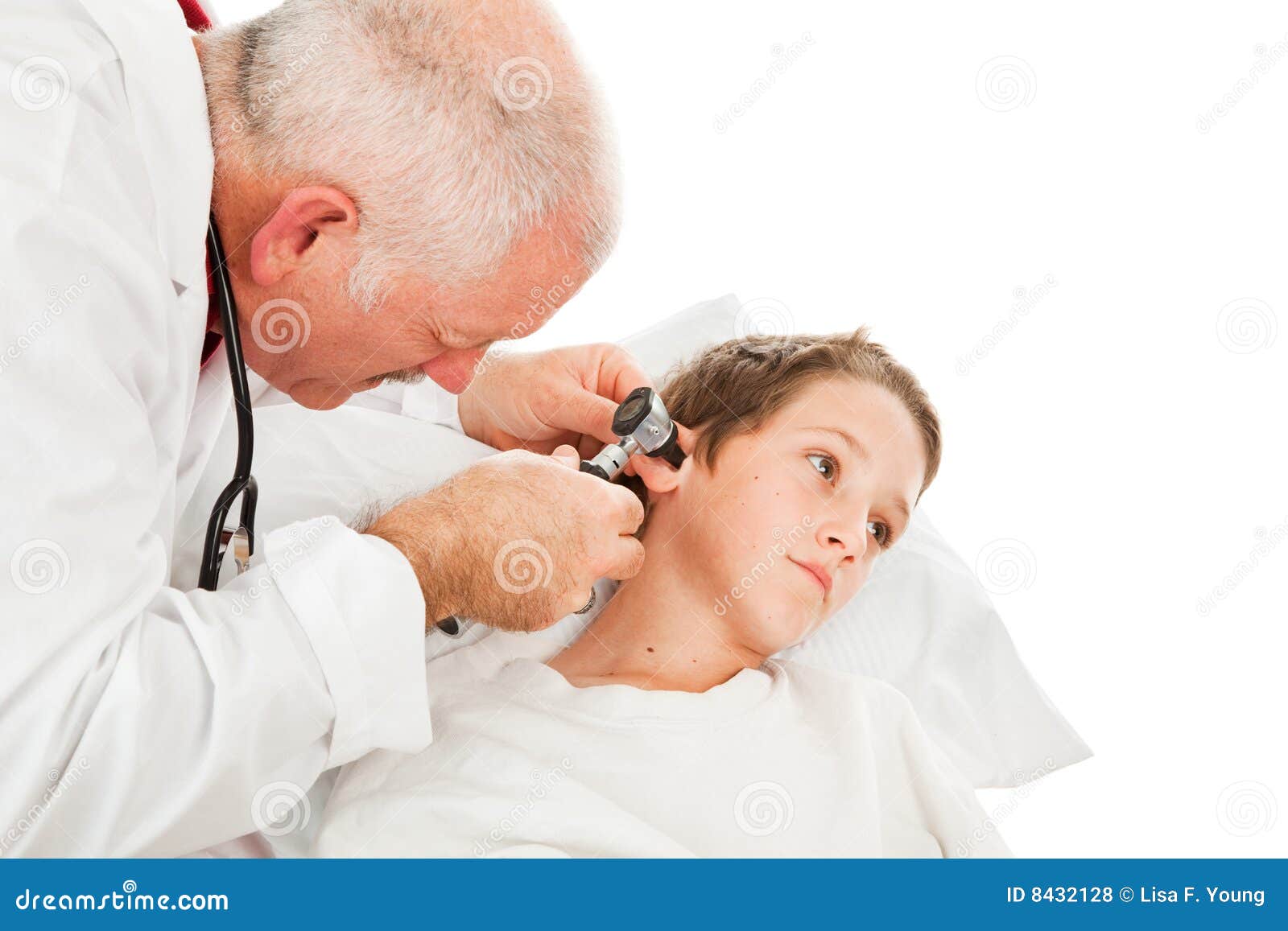 Pediatrician - Ear Exam stock photo. Image of child, health - 8432128