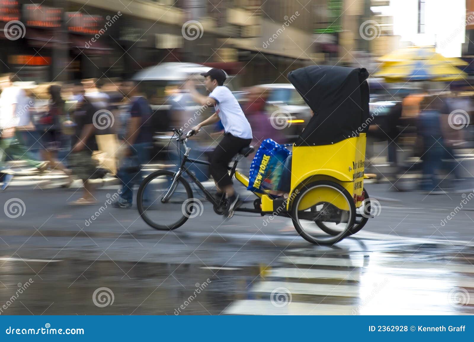 Pedicab stock photo. Image of manhattan, york, shuttle - 2362928