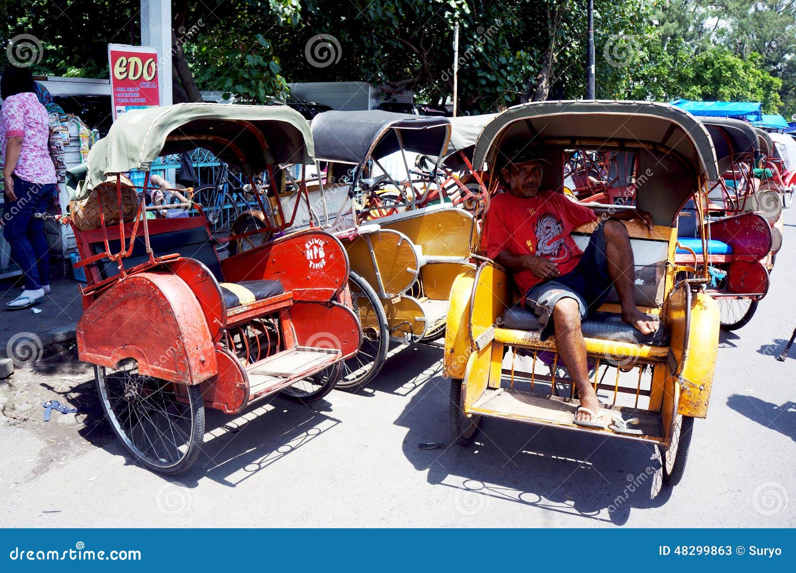 Pedicab editorial stock photo. Image of effective, pedicab - 48299863