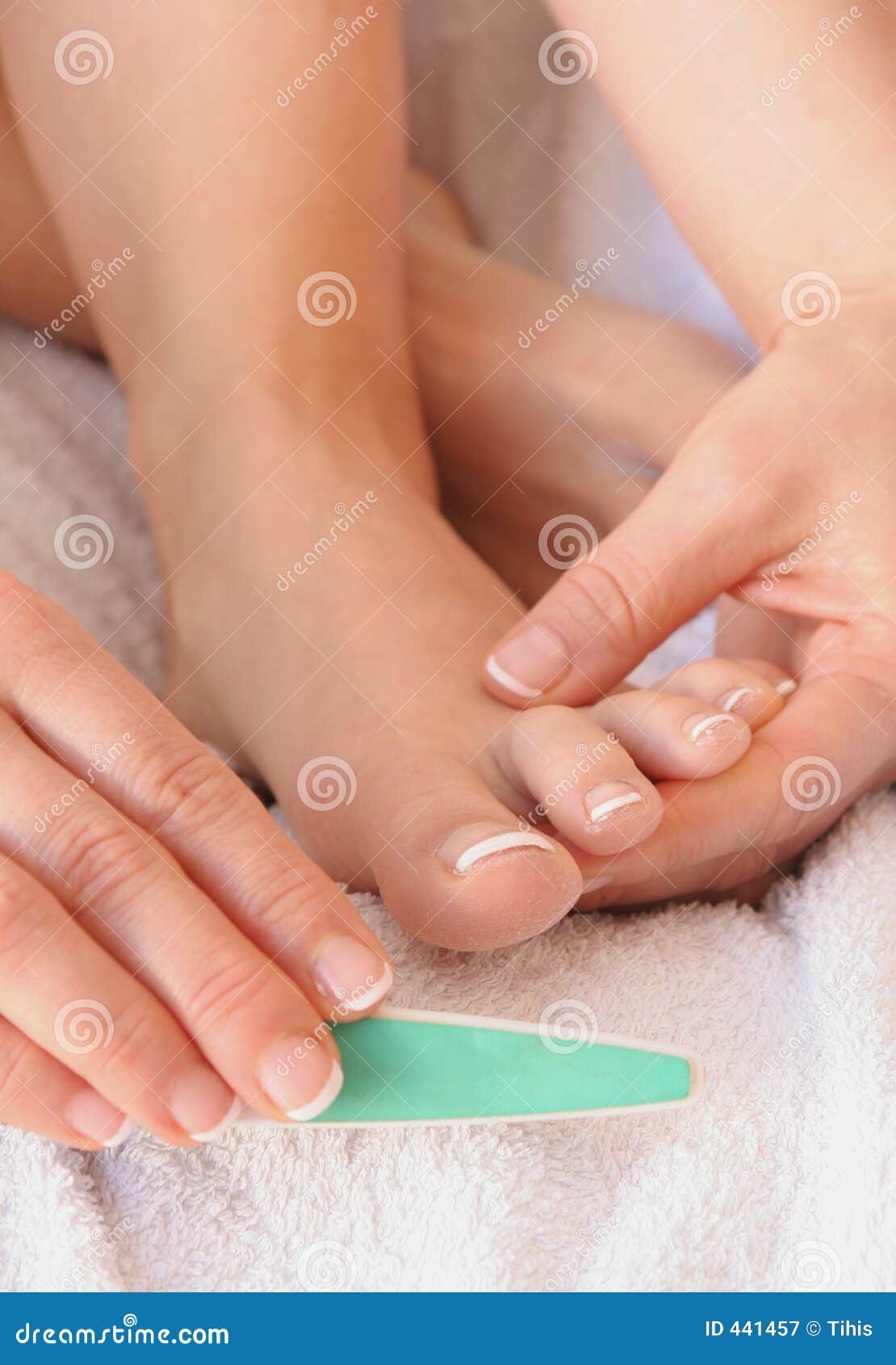 Pedicure stock image. Image of attractive, pedicure, girl - 441457