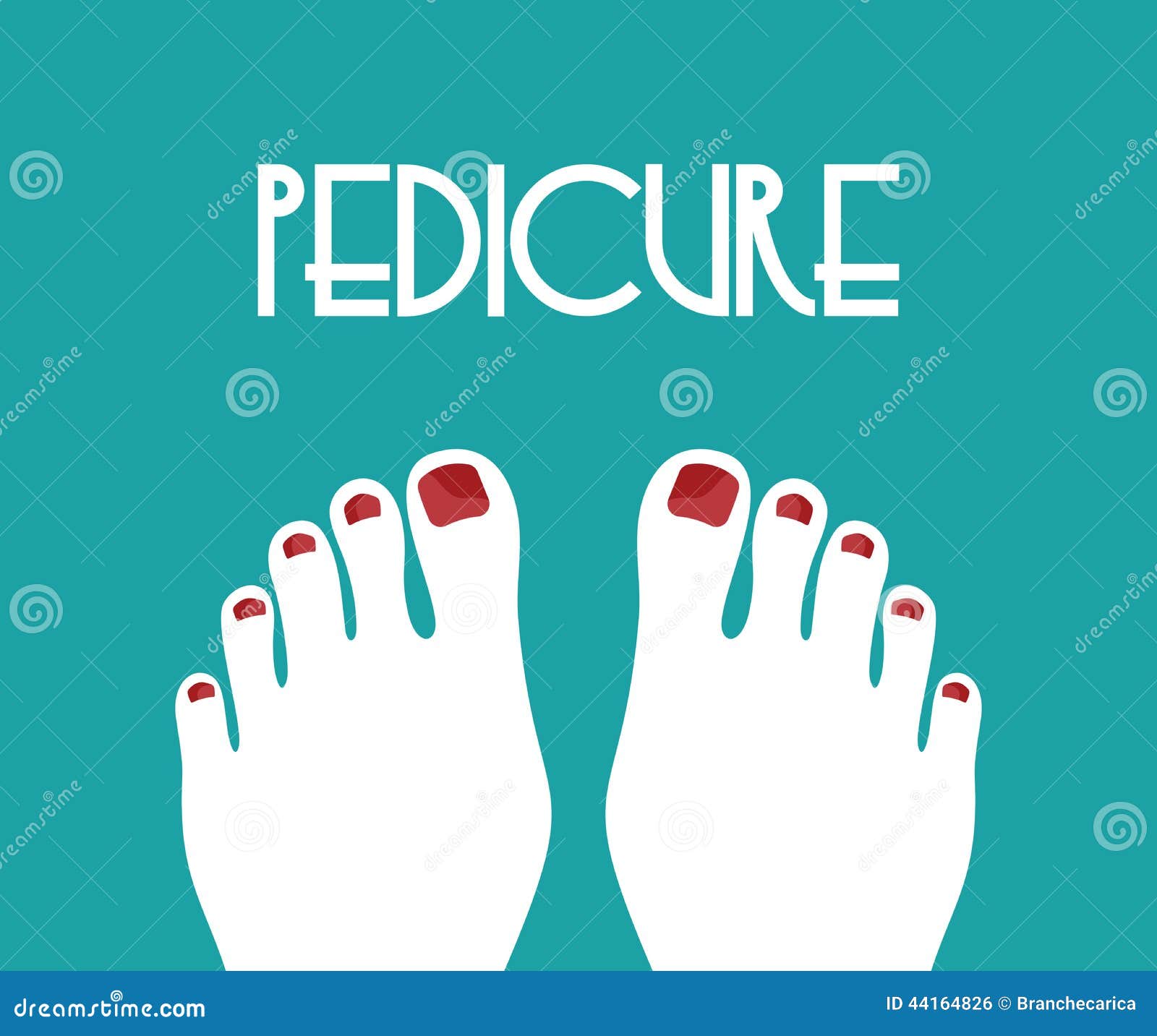 French Pedicure And Foot Massage Cartoon Vector | CartoonDealer.com ...