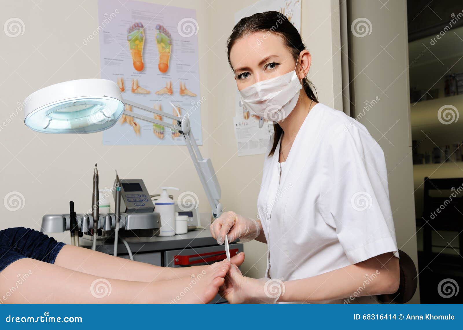 Pedicure Procedure in the Beauty Salon Stock Photo - Image of work ...