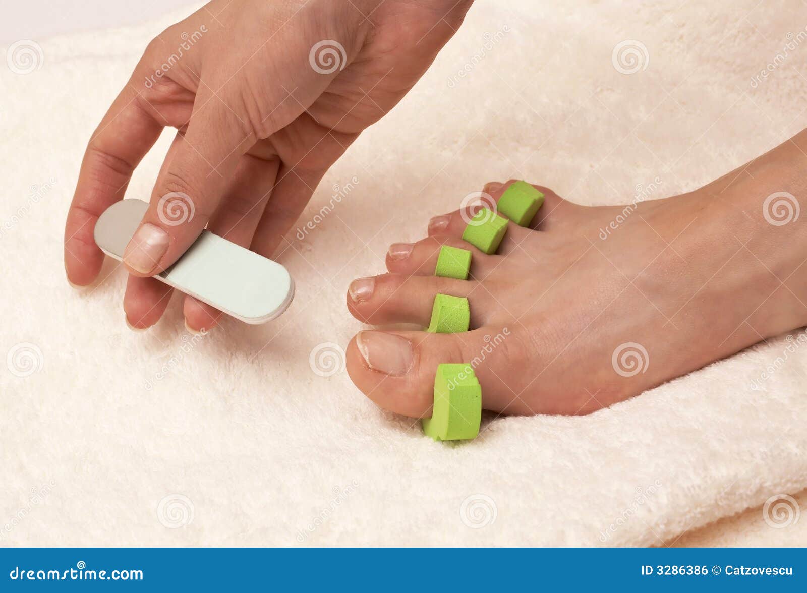 Pedicure process stock photo. Image of females, foot, adult - 3286386