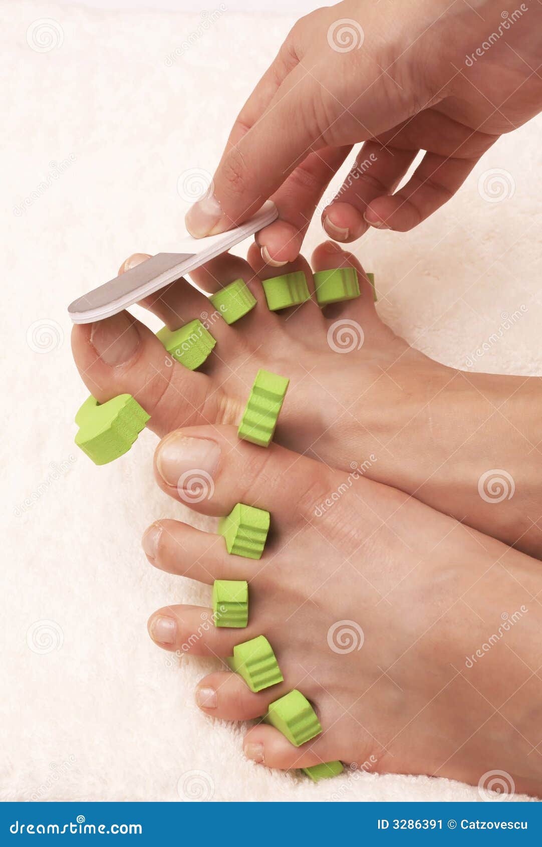 Pedicure process stock image. Image of barefoot, healthcare - 3286391