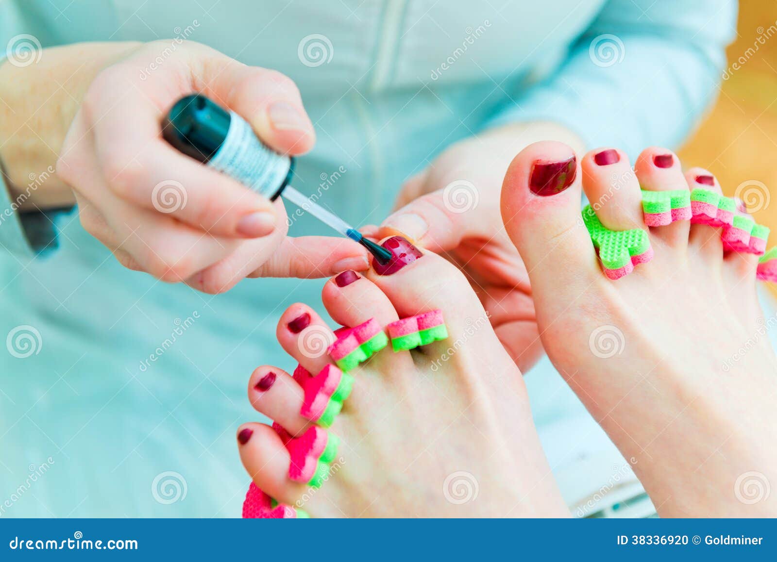 Pedicure in process stock photo. Image of massage, proc - 38336920