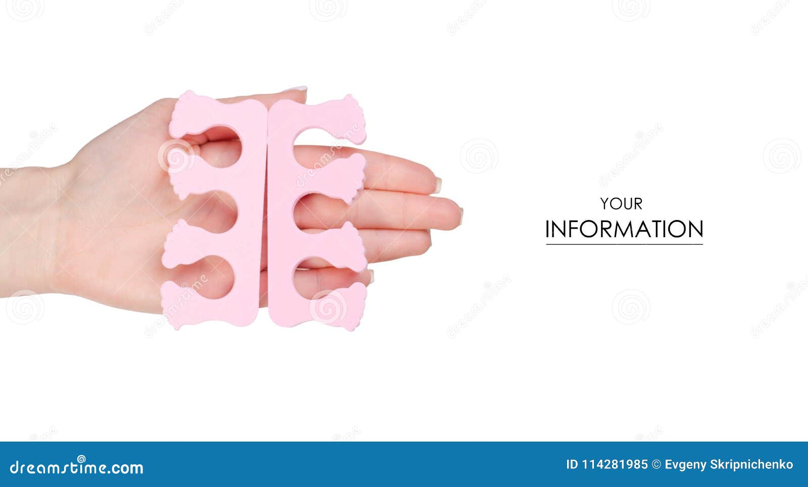 Pedicure Separators in Hand Pattern Stock Image - Image of file, device ...
