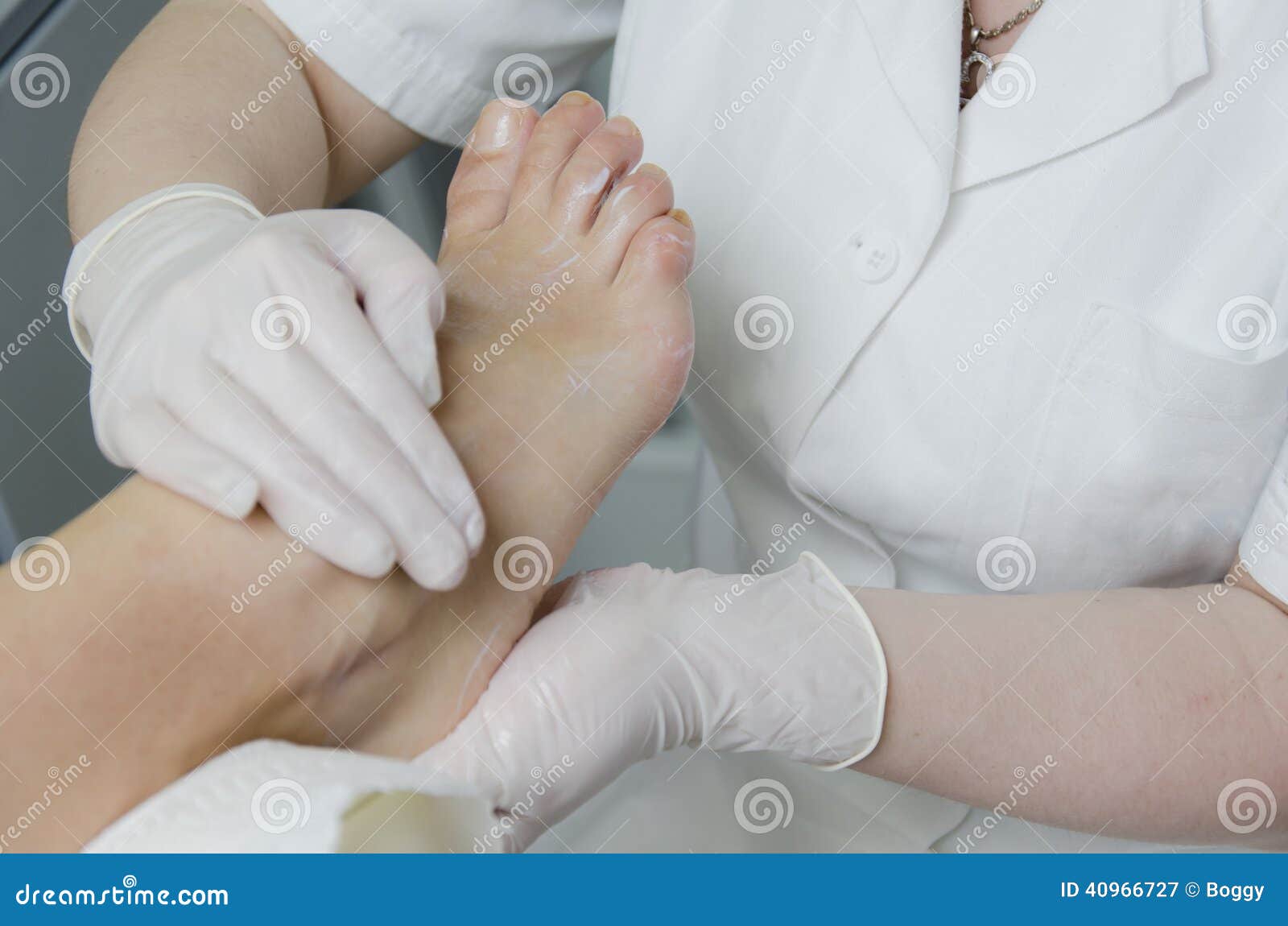 Pedicure treatment stock image. Image of healthcare, fingernails - 40966727