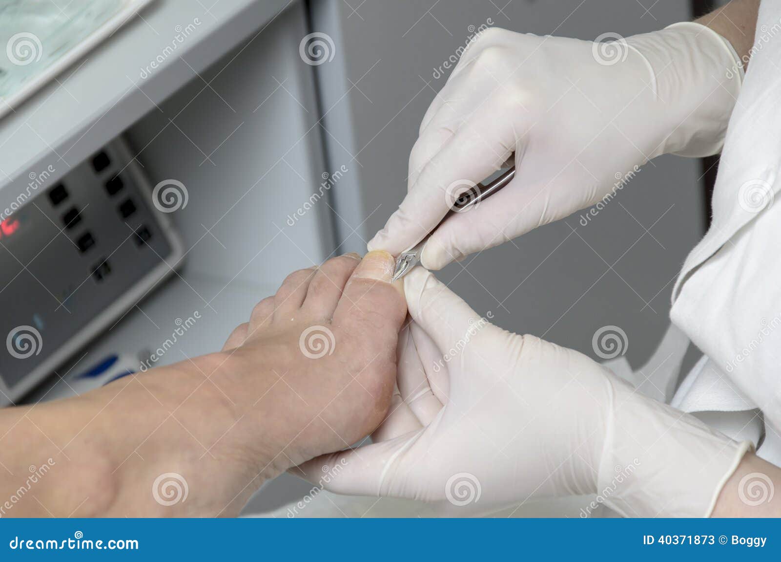 Pedicure treatment stock image. Image of cosmetic, beautician - 40371873