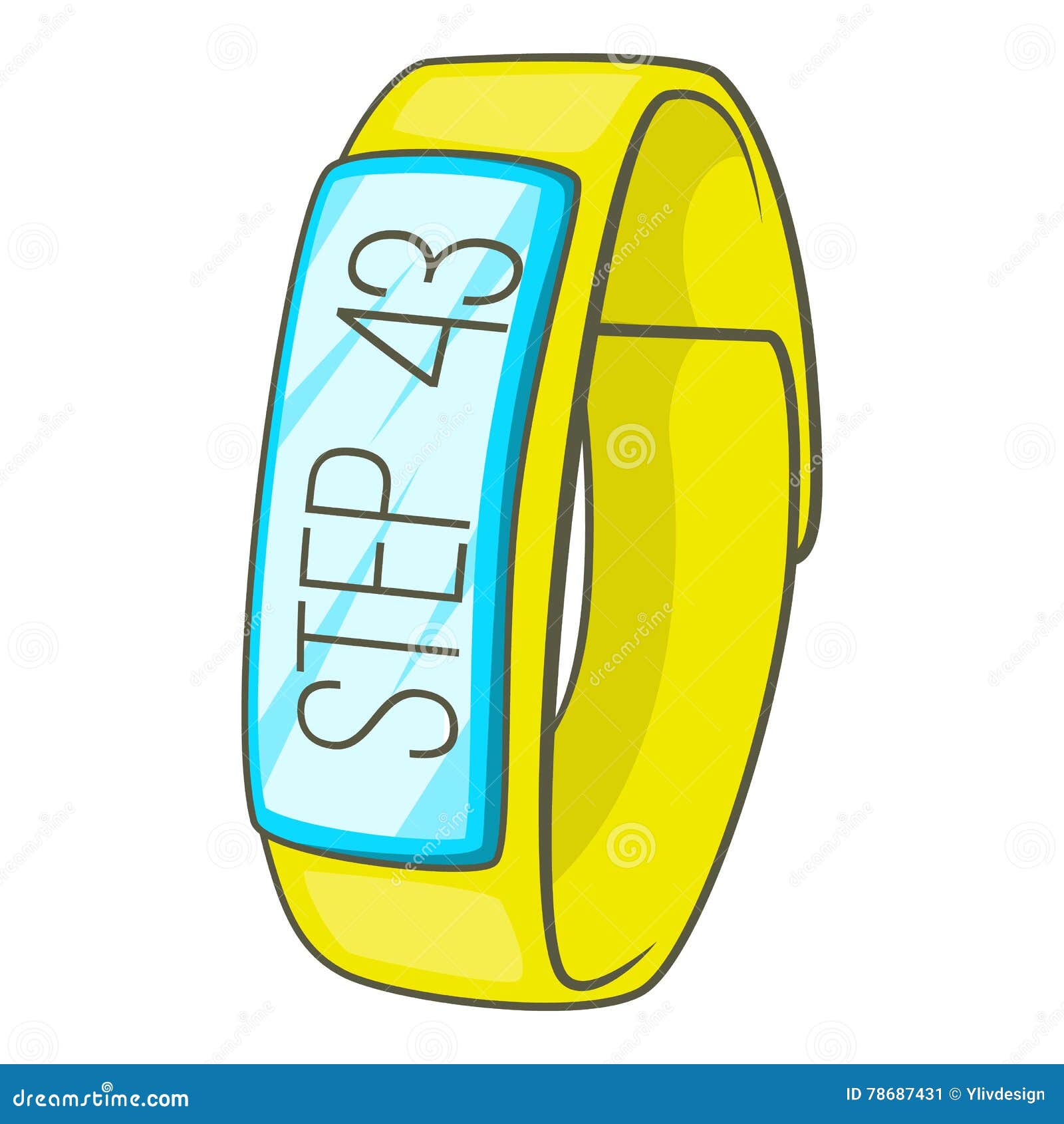 Pedometer Icon, Cartoon Style Stock Vector - Illustration of object ...
