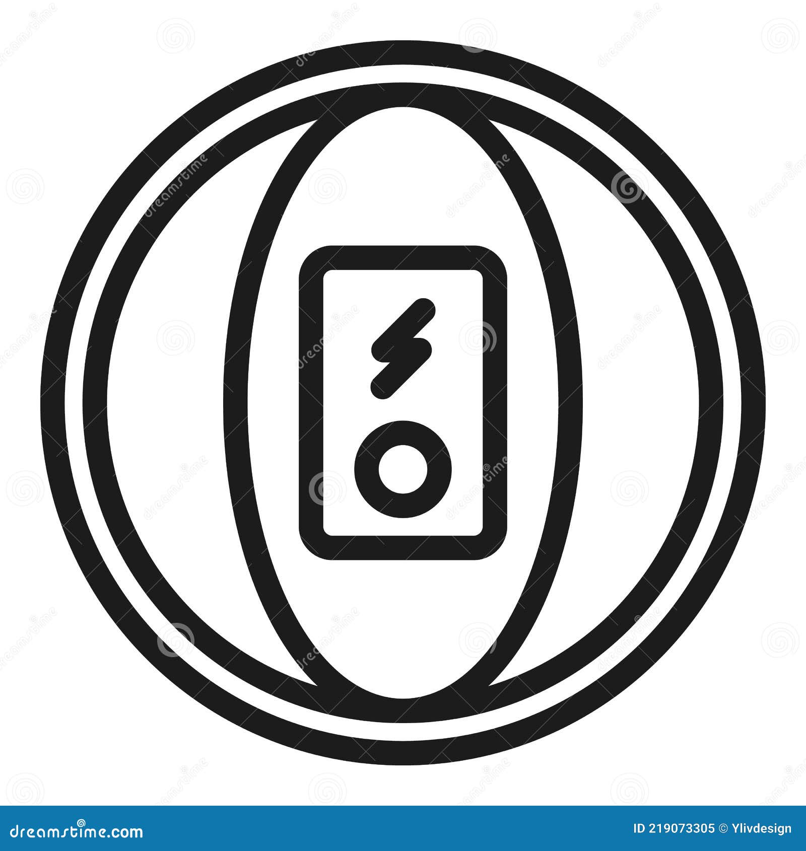 Pedometer Icon, Outline Style Stock Vector - Illustration of vector ...