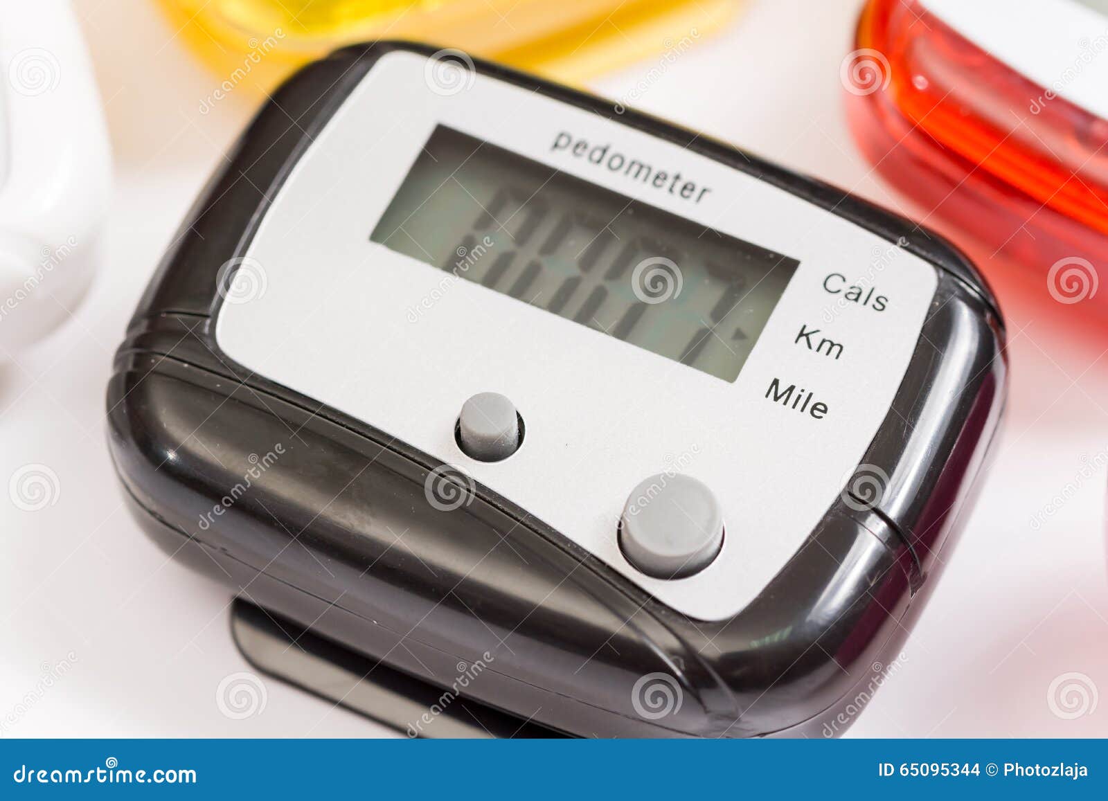 Pedometer stock photo. Image of measure, step, exercise - 65095344