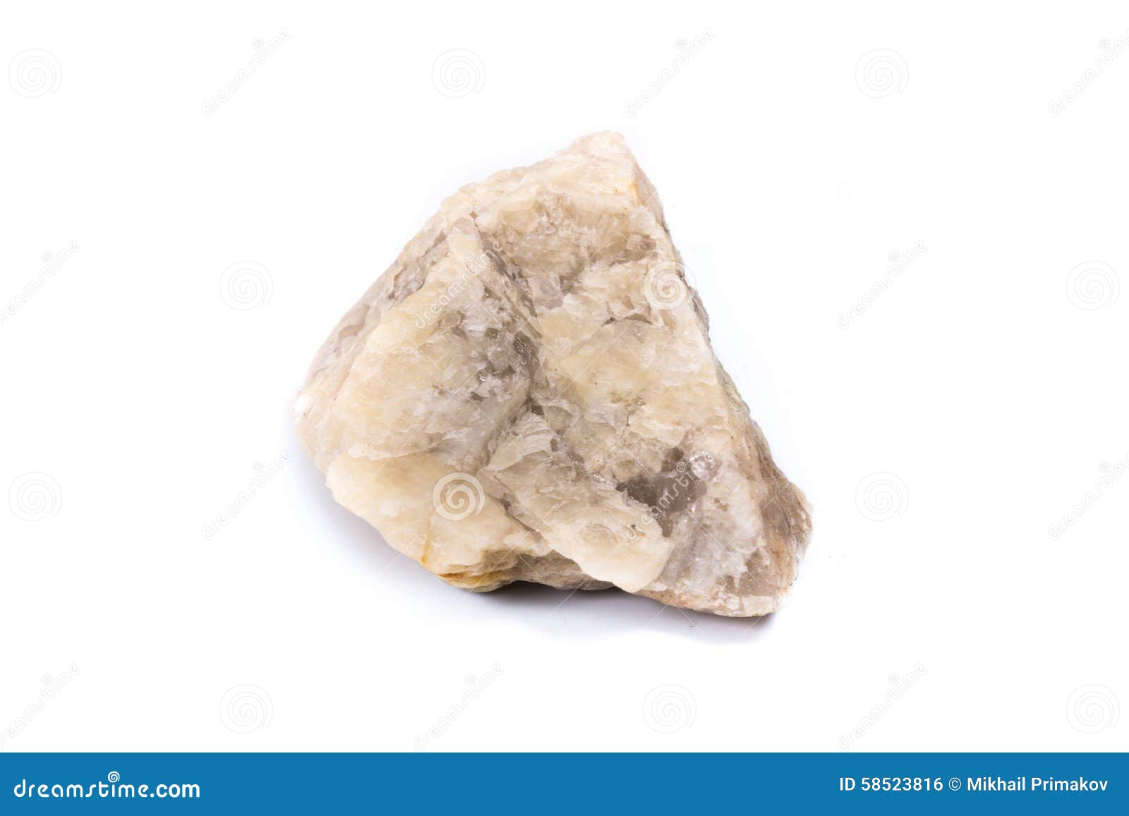 Pedra de Feldspato foto de stock. Imagem de branco, macro - 58523816