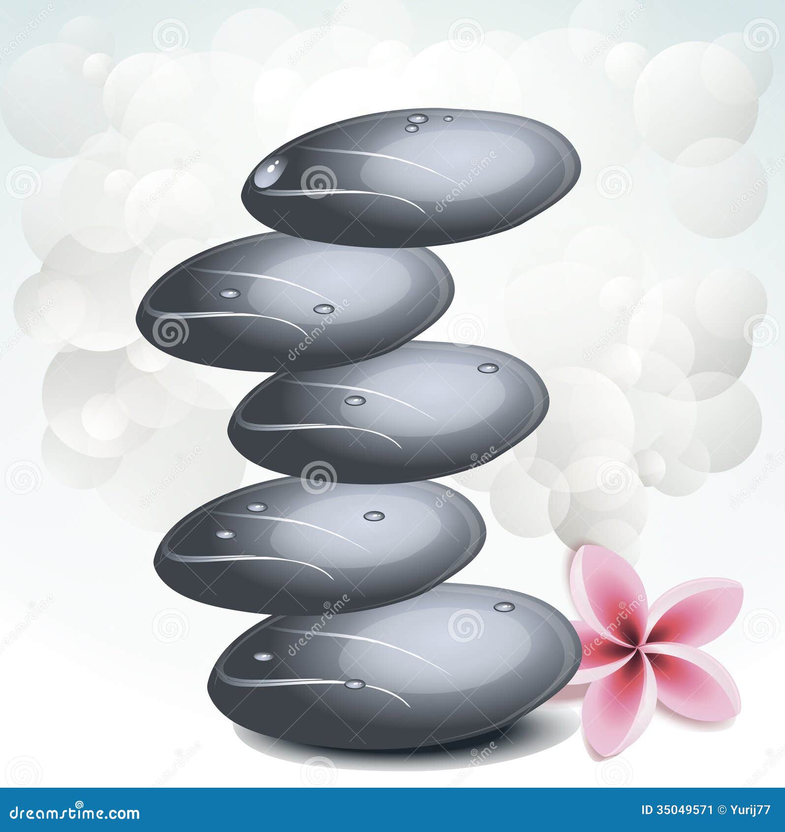 Pedras Dos Termas Do Fundo Do Vetor Ilustração do Vetor - Ilustração de ...