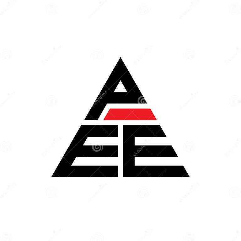 PEE Triangle Letter Logo Design with Triangle Shape. PEE Triangle Logo ...