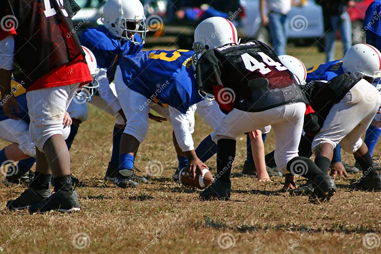 Pee Wee Football stock image. Image of push, hands, hand - 310695