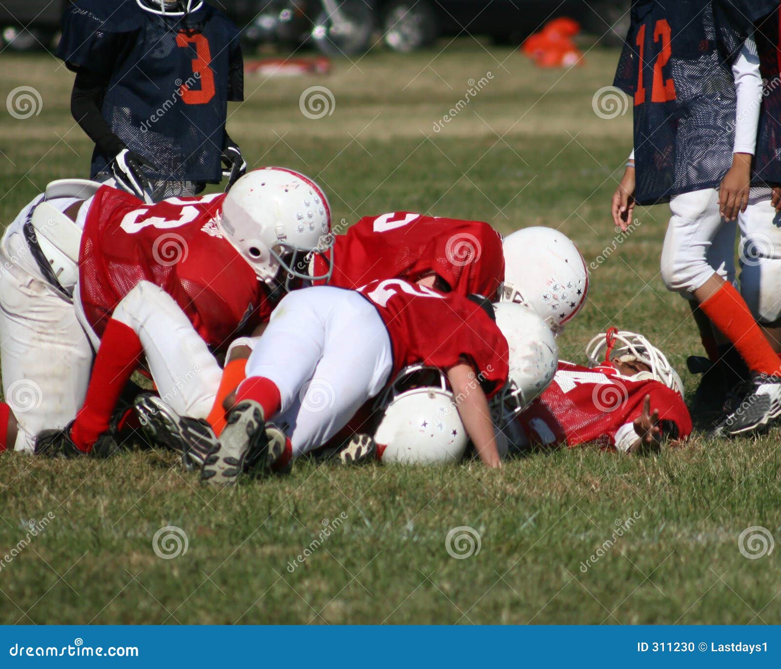 Pee Wee Football stock photo. Image of white, helmet, fast - 311230